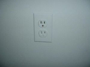 Painted Electrical Outlets - Strong Foundations Home Inspections
